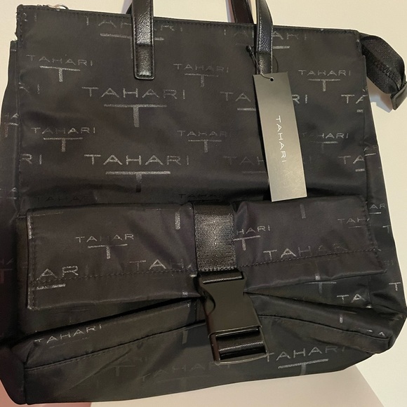 Tahari | Bags | Tahiti Black Backpack | Poshmark